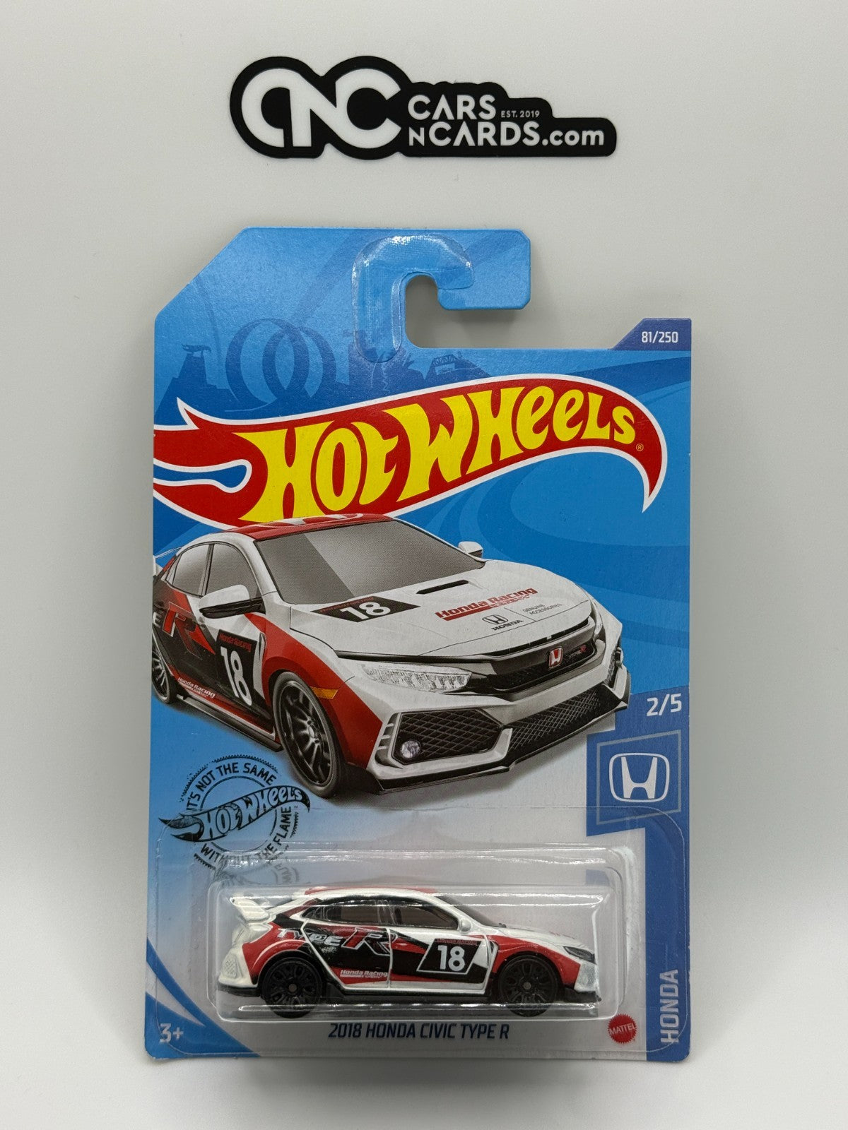 2020 Hot Wheels Honda 2/5 2018 Honda Civic Type R White – Cars N Cards