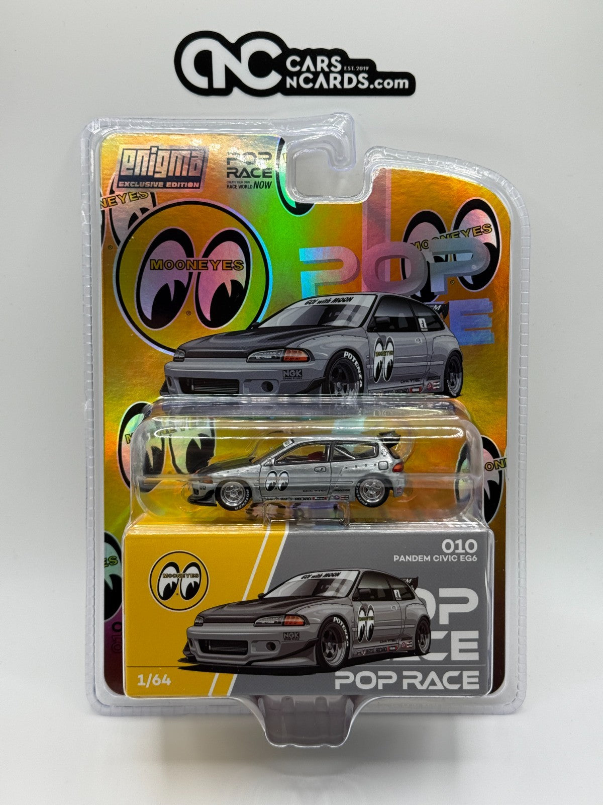 POPRACE Pandem Civic EG6 Mooneyes Enigma Exclusive 010 Blister Raw CHA ...