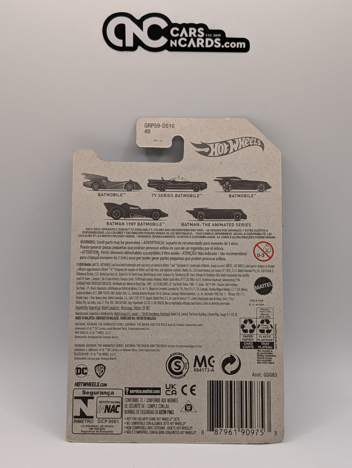 2021 Hot Wheels Batman Brave And The Bold Batmobile 1/5 (Soft Corners ...