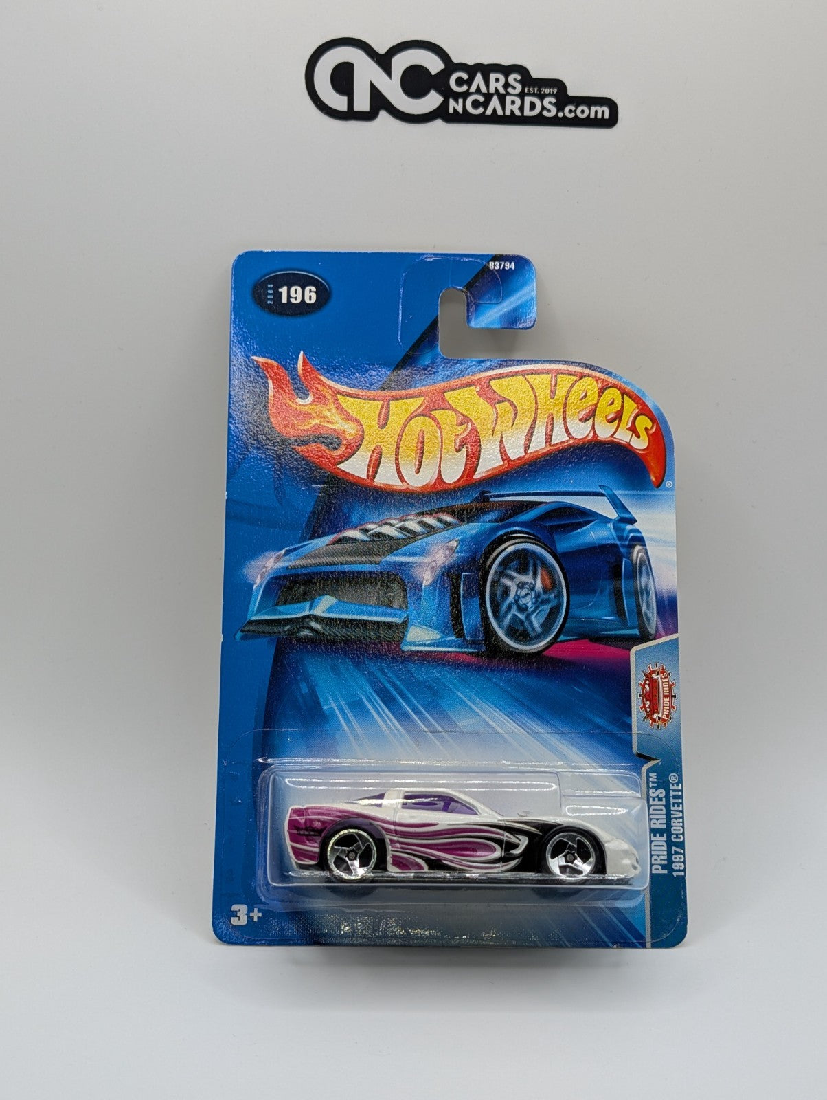 2004 Hot Wheels Pride Rides 1997 Corvette Collector #196 (Soft Corners ...
