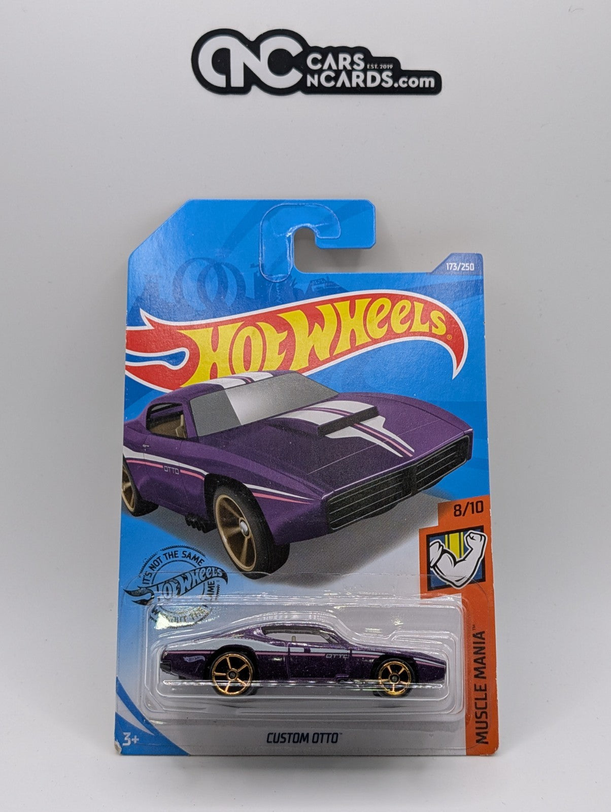 Hot Wheels HW Muscle Mania 8/10 Custom Otto Purple 173/250 (Soft Corne ...