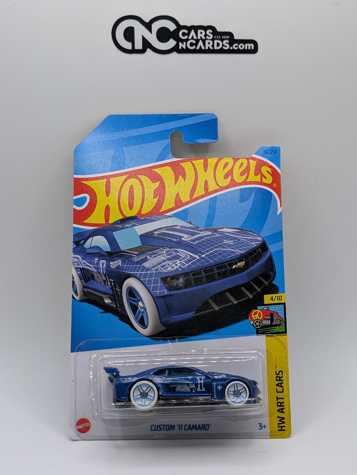 Hot Wheels HW Art Cars 4/10 Custom '11 Camaro (Soft Corners) – Cars N Cards
