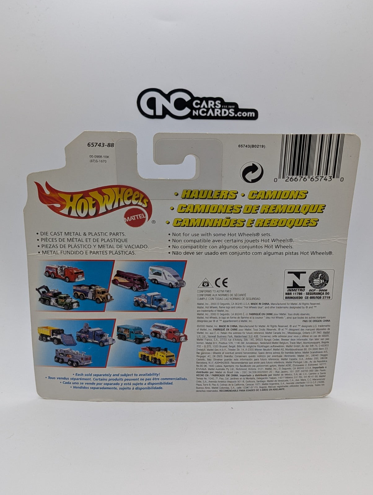 2000 Hot Wheels Haulers Solar Power Hot Rod Radar Truck (Card Damage ...