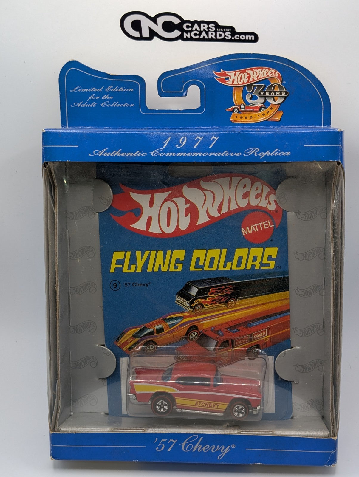1998 Hot Wheels 30th Anniversary 1977 Replica '57 Chevy (Damaged Box ...