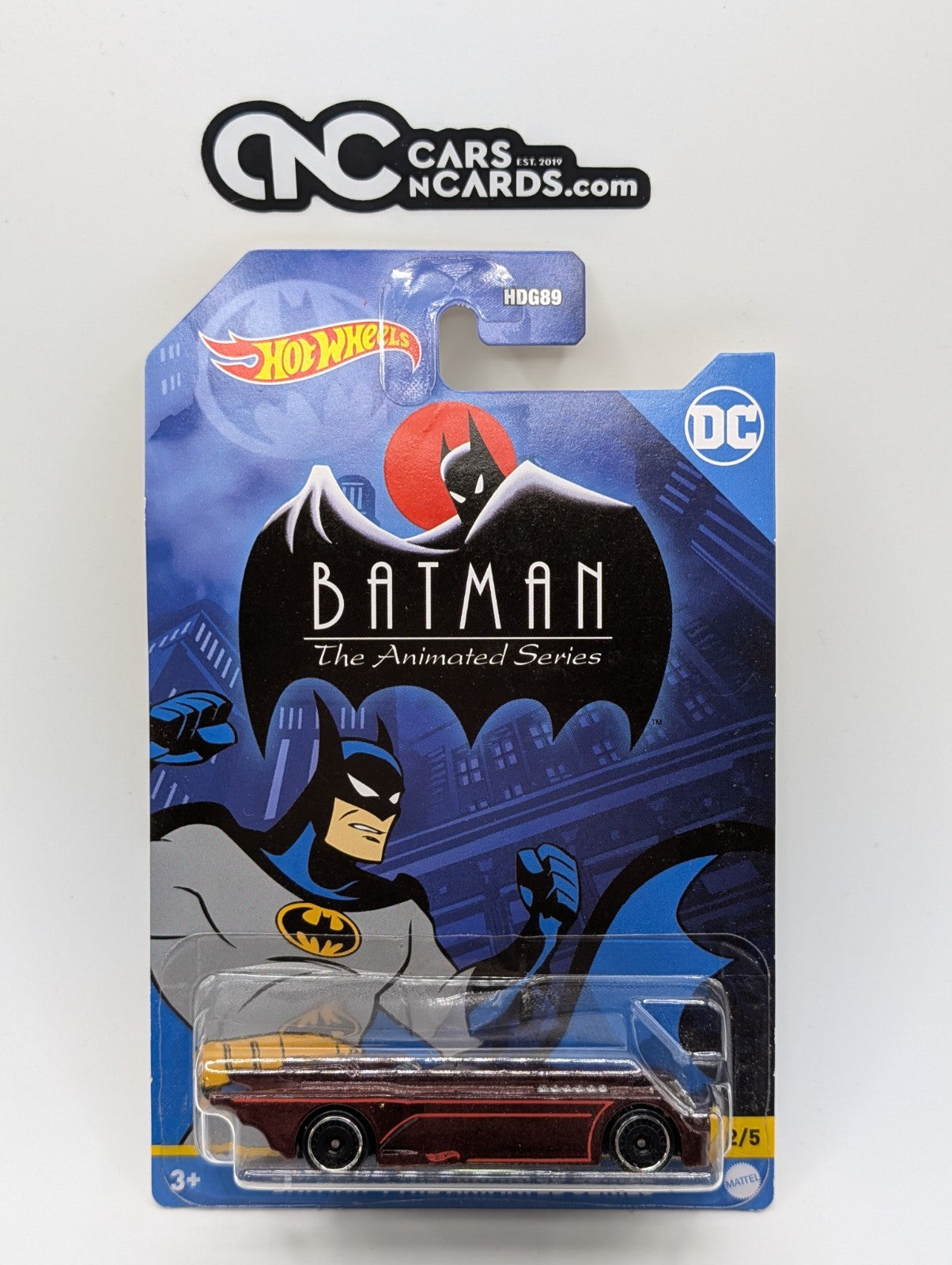 2022 Hot Wheels Batman: The Animated Series Batmobile (Soft Corners ...