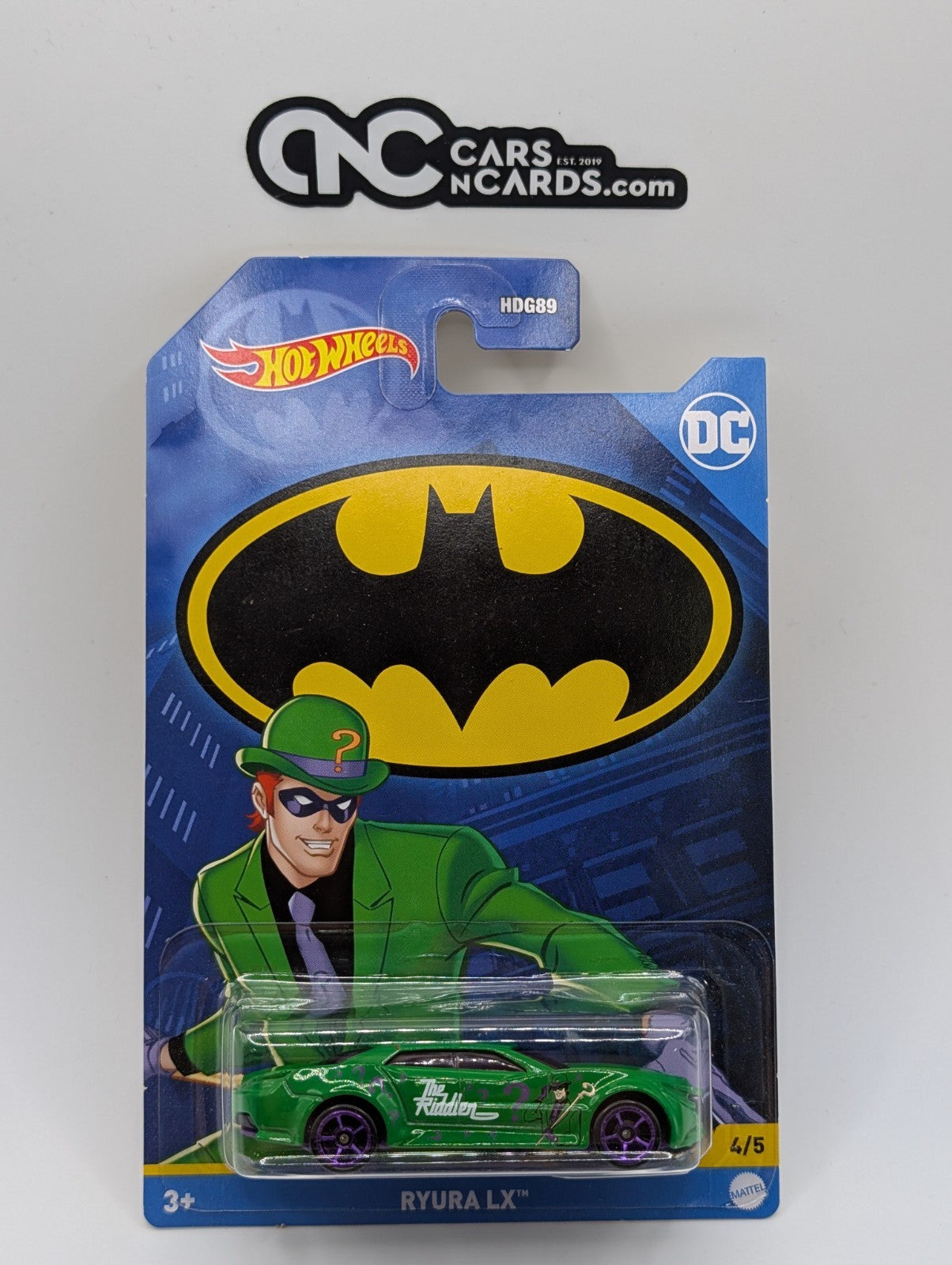 2022 Hot Wheels Batman Ryura LX 4/5 DC Comics (Soft Corners) – Cars N Cards