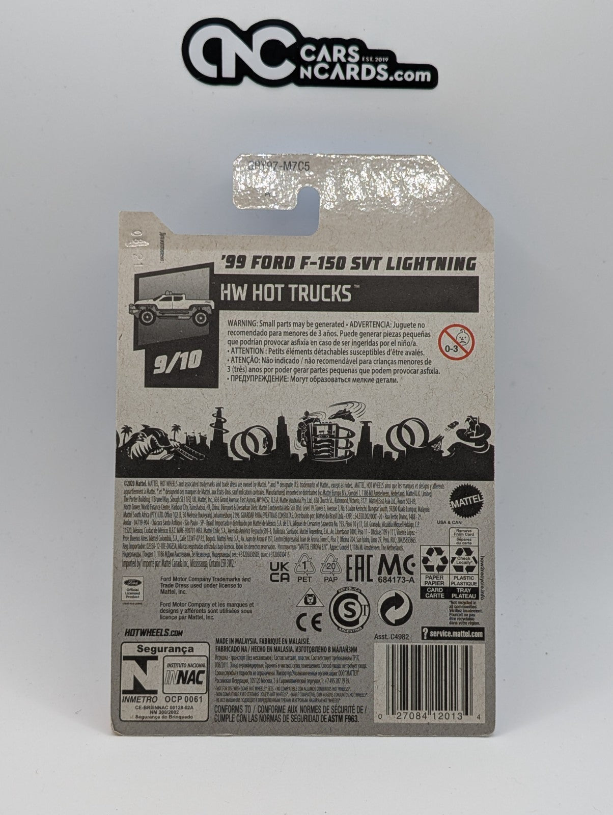 2021 Hot Wheels HW Hot Trucks '99 Ford F-150 SVT Lightning Red (Soft C ...