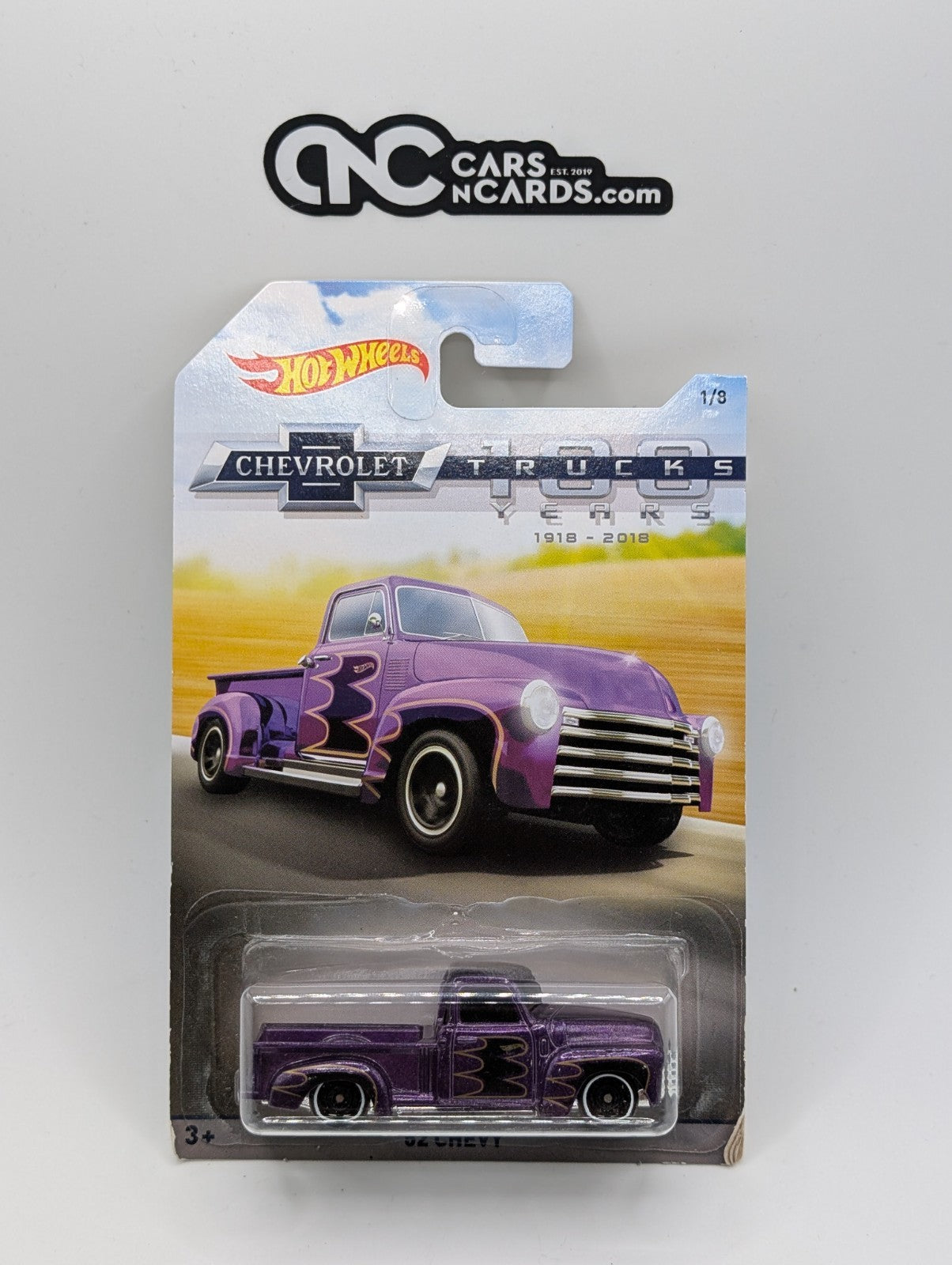 2018 Hot Wheels Chevrolet 100 Years 1/8 52 Chevy (Soft Corners) – Cars ...
