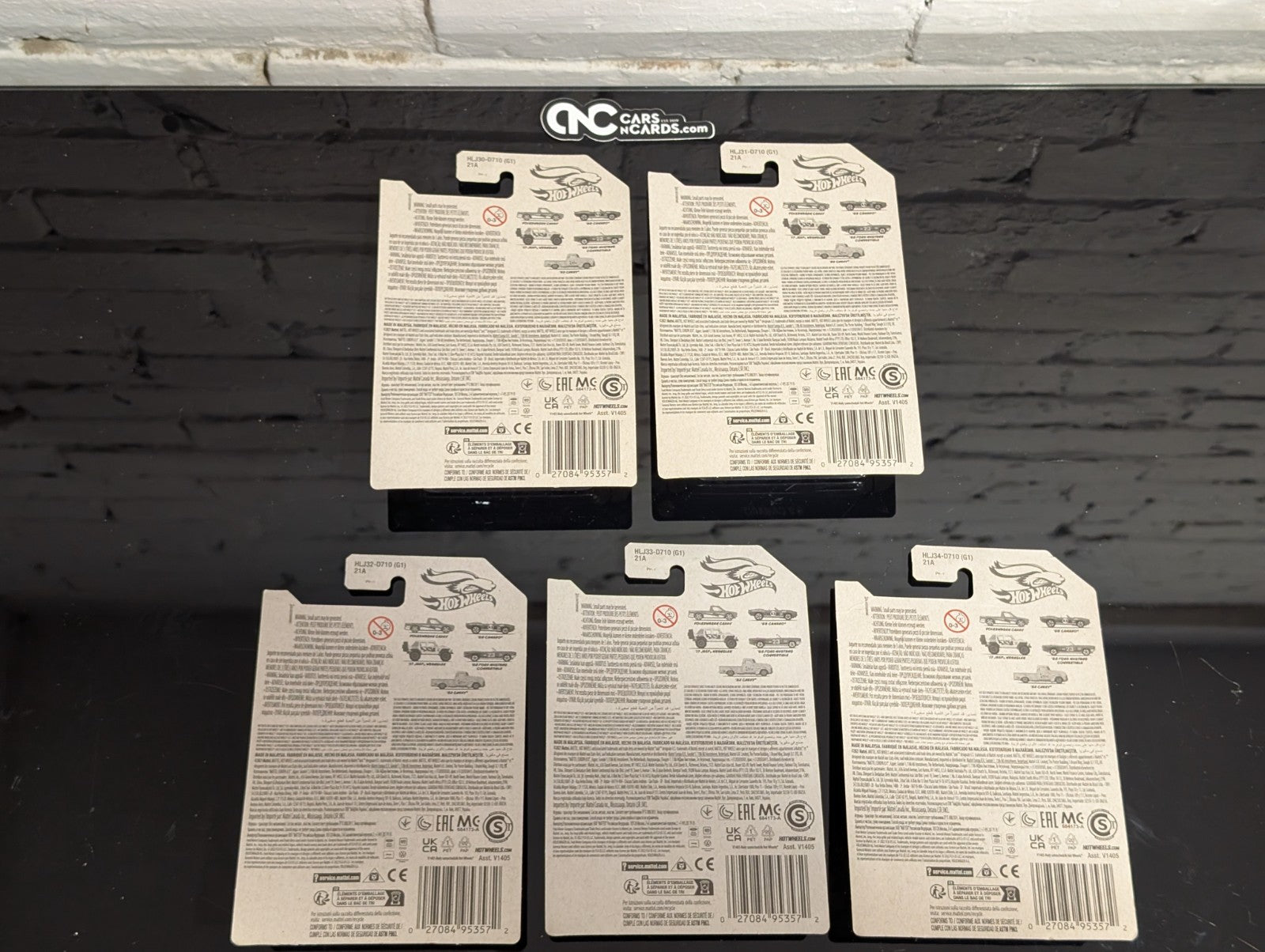 2023 Hot Wheels Spring Series Set of 5 Cars (Soft Corners) – Cars N Cards