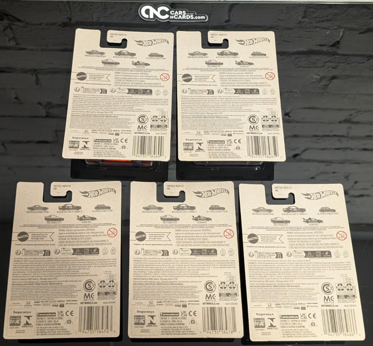 2024 Hot Wheels J-Imports Series Set of 5 Cars (Soft Corners) – Cars N ...