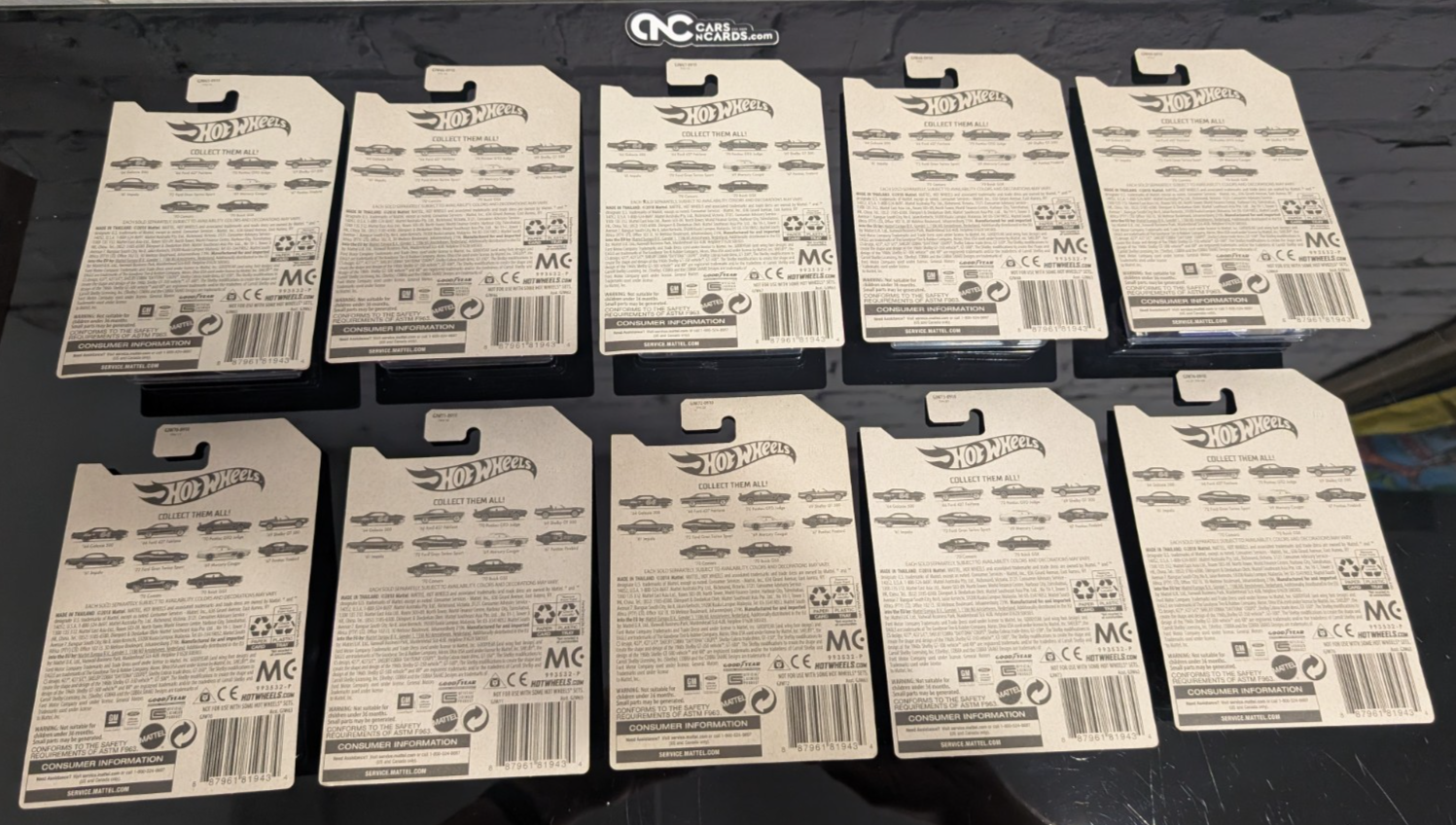 2020 Hot Wheels American Steel Series Set of 10 Cars (Soft Corners ...