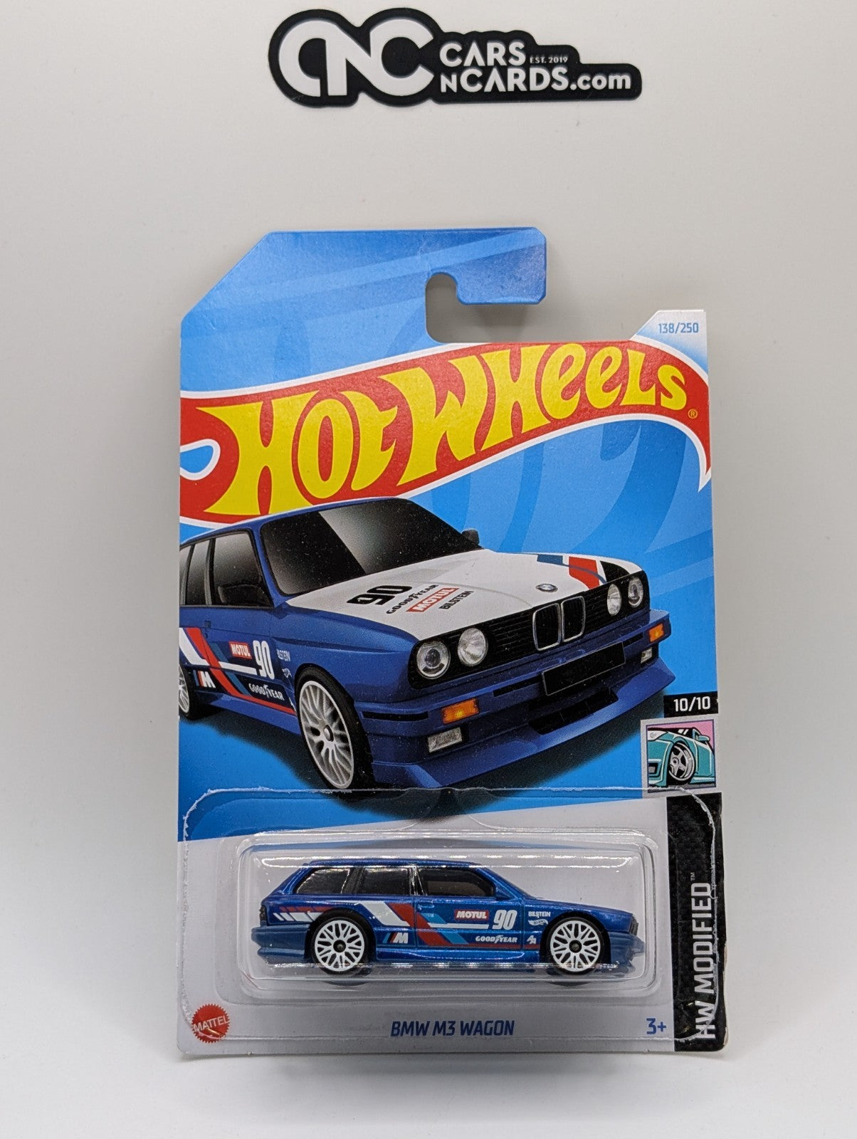 2024 Hot Wheels HW Modified 10/10 BMW M3 Wagon Blue 138/250 (Rough Edg ...