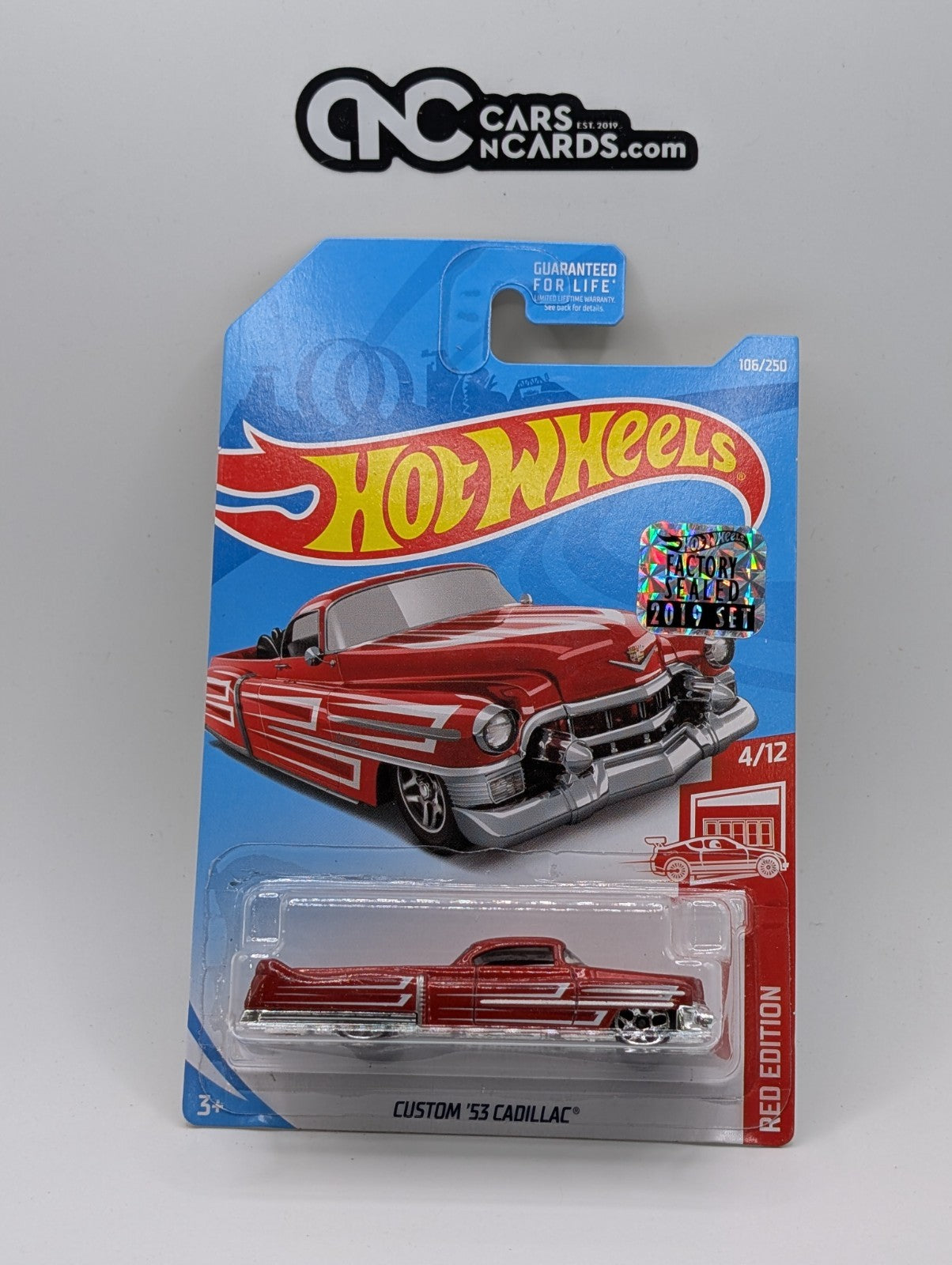 2019 Hot Wheels Factory Sealed Custom '53 Cadillac Red Edition Target ...