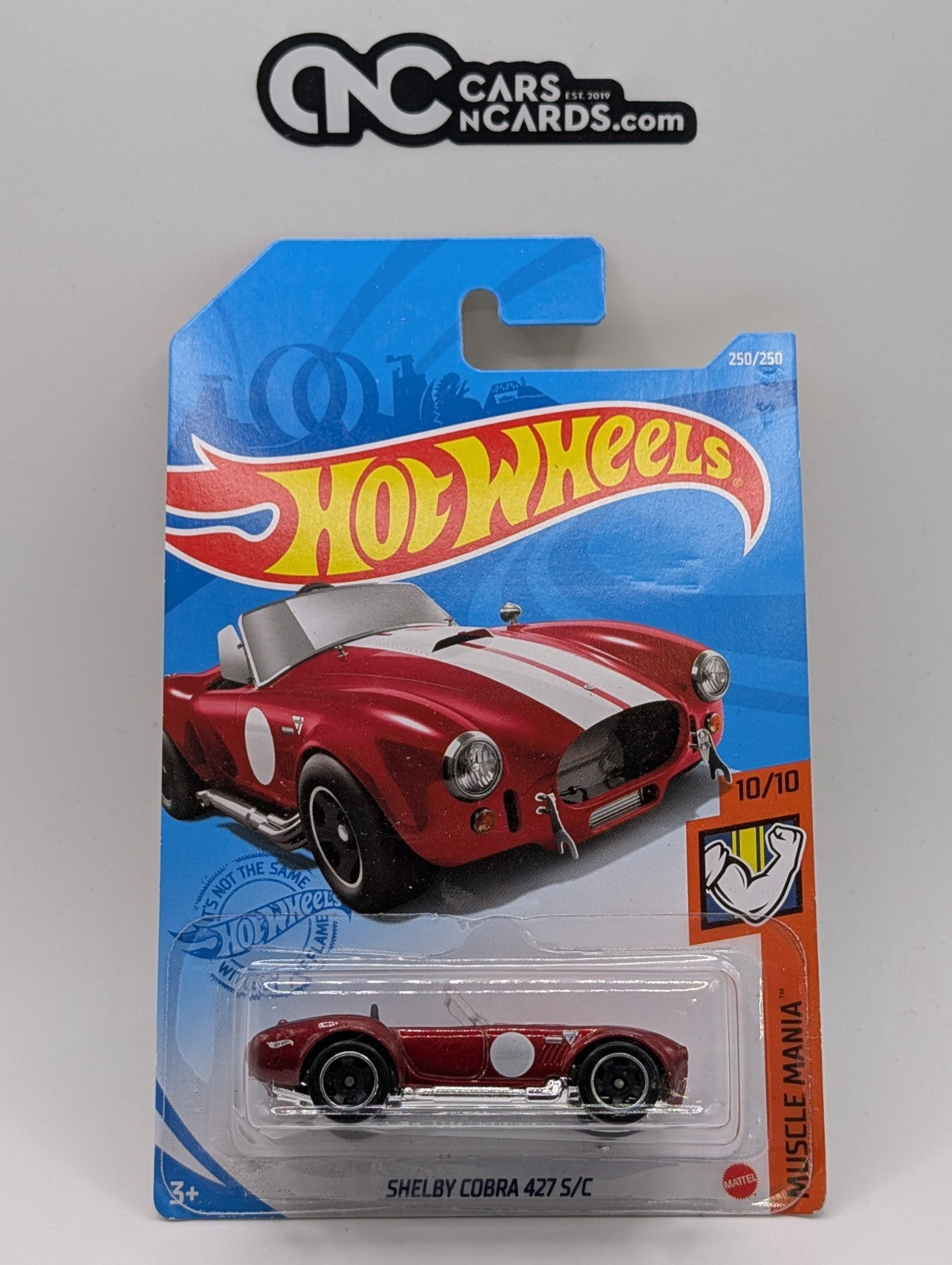 2021 Hot Wheels Muscle Mania 10/10 Shelby Cobra 427 S/C Red 250/250 ...