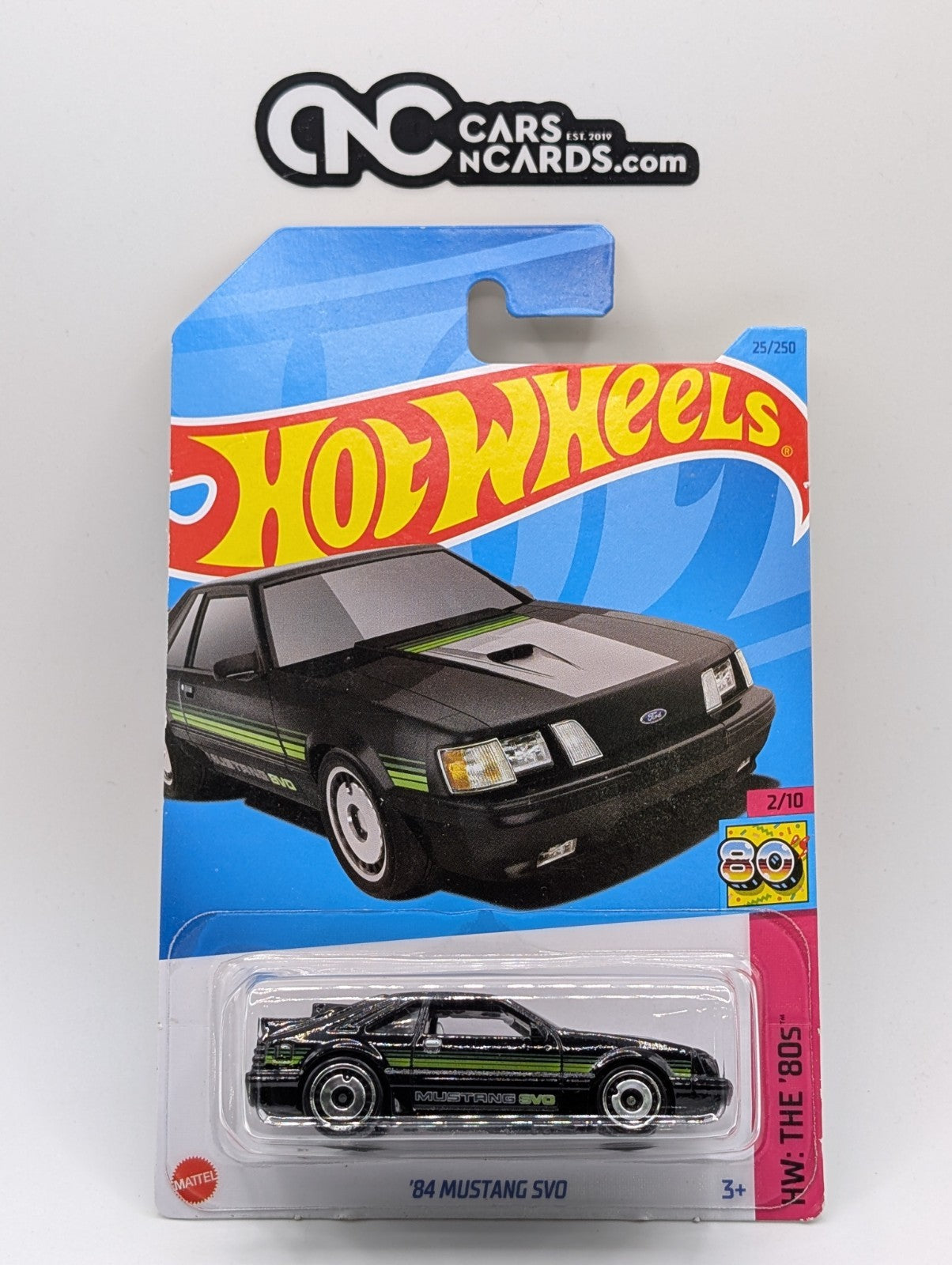 2023 Hot Wheels HW The 80's 2/10 '84 Mustang SVO Black 25/250 – Cars N ...