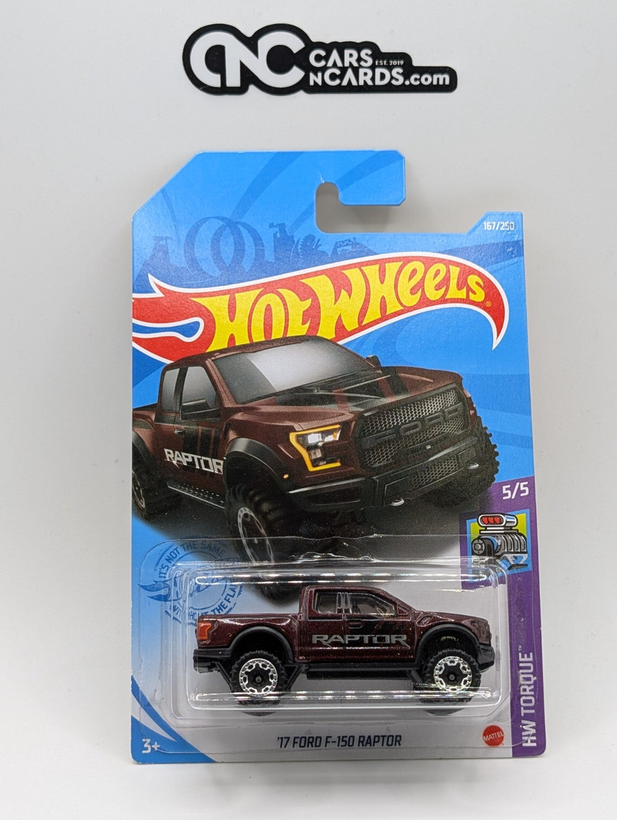2021 Hot Wheels HW Torque 5/5 '17 Ford F-150 Raptor Red 167/250 – Cars ...