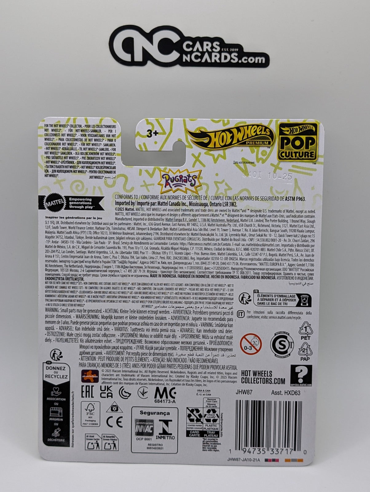 2026 Hot Wheels Premium Pop Culture Rugrats Reptar Wagon JHW87 – Cars N ...