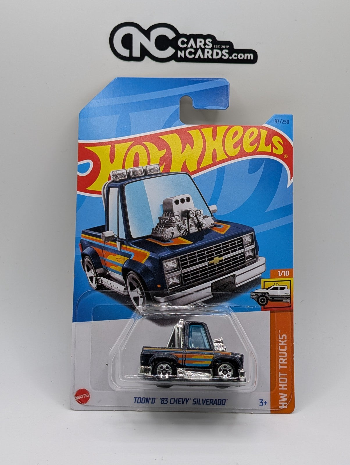 2023 Hot Wheels HW Hot Trucks Tooned '83 Chevy Silverado Blue 93/250 ...