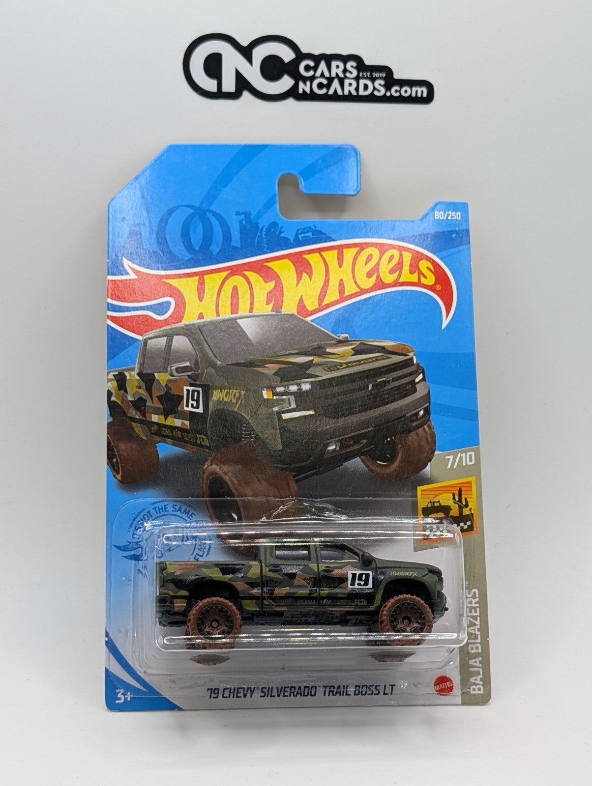 2022 Hot Wheels Baja Blazers '19 Chevy Silverado Trail Boss LT Camo (D ...