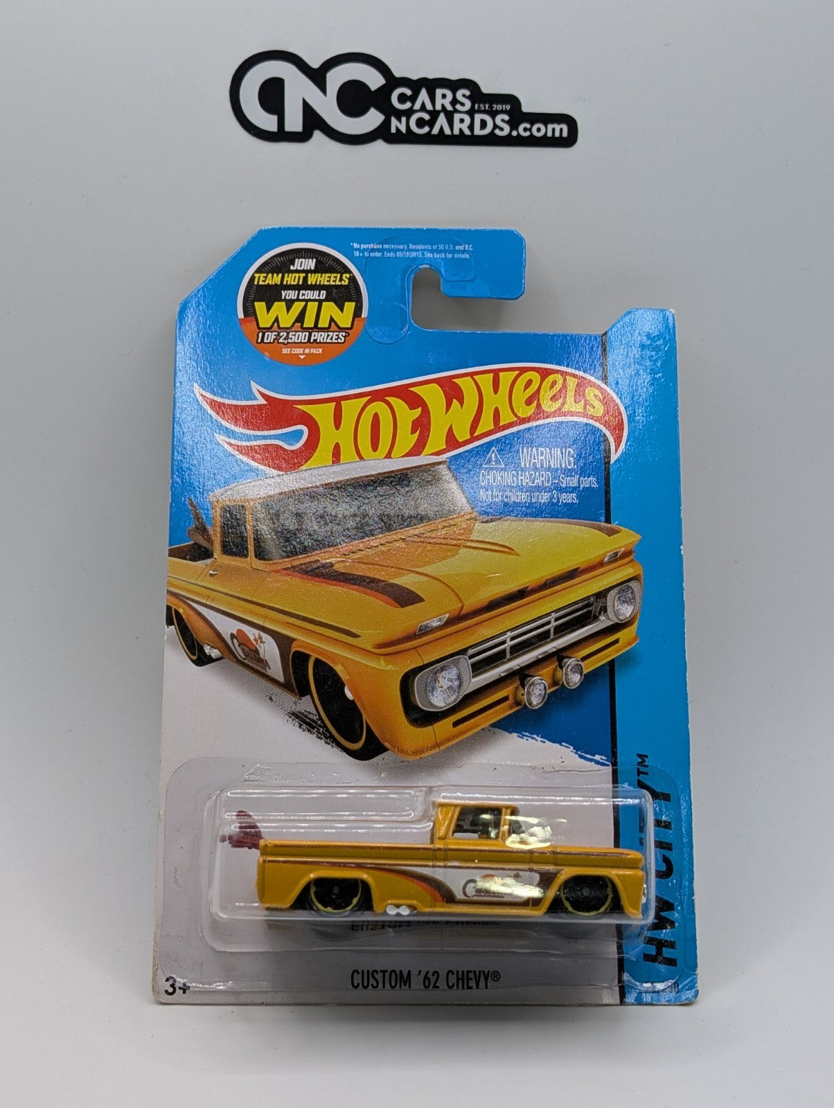 2015 Hot Wheels HW City Surf Patrol Custom '62 Chevy Yellow 72/250 ...