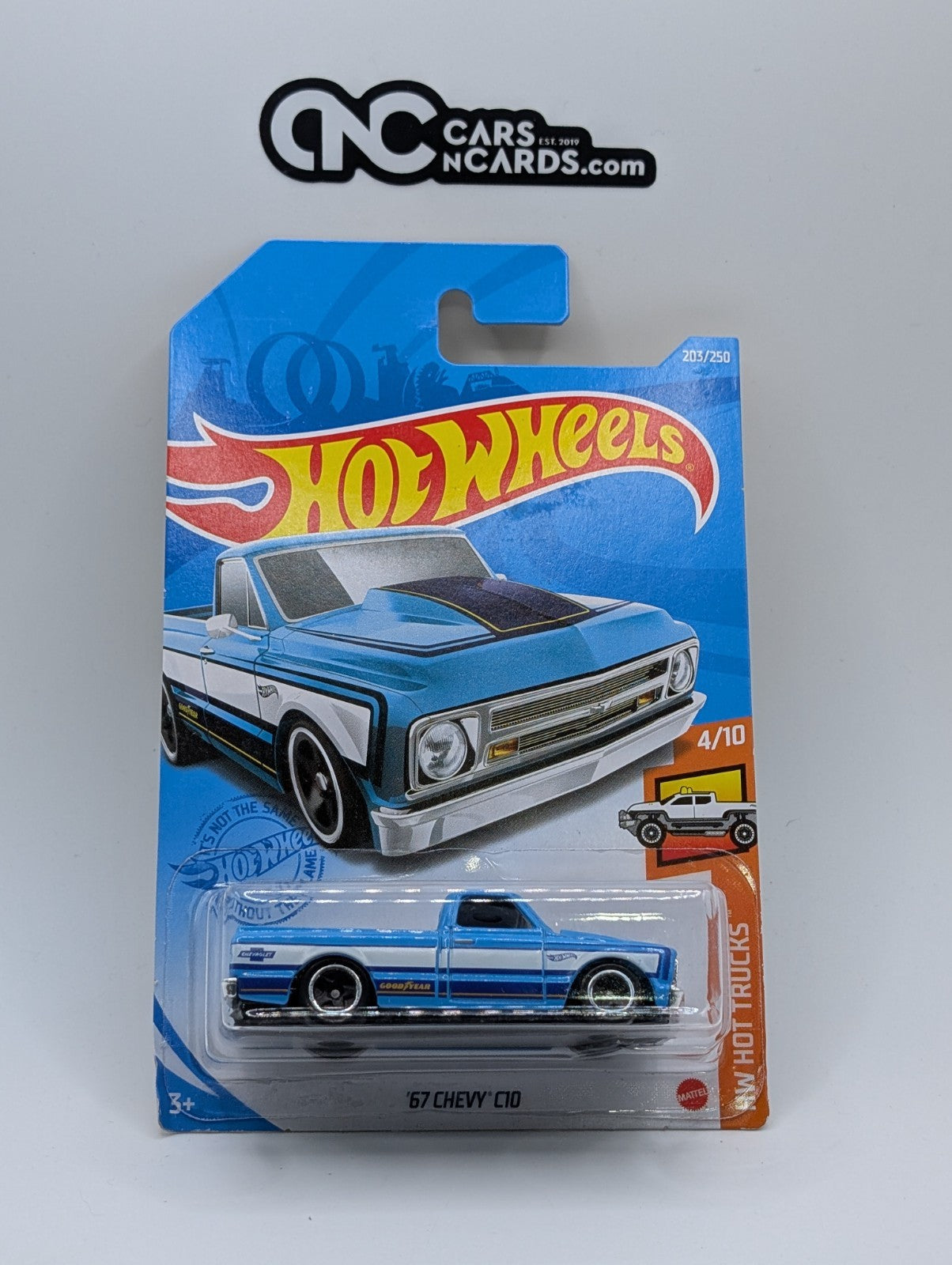 2021 Hot Wheels HW Hot Trucks 4/10 '67 Chevy C10 Blue 203/250 – Cars N ...