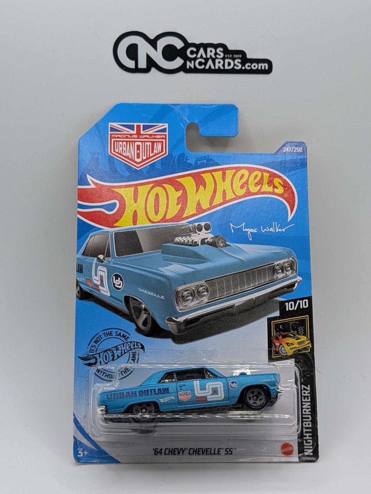 2020 Hot Wheels Nightburnerz 10/10 '64 Chevy Chevelle SS 247/250 (Card ...