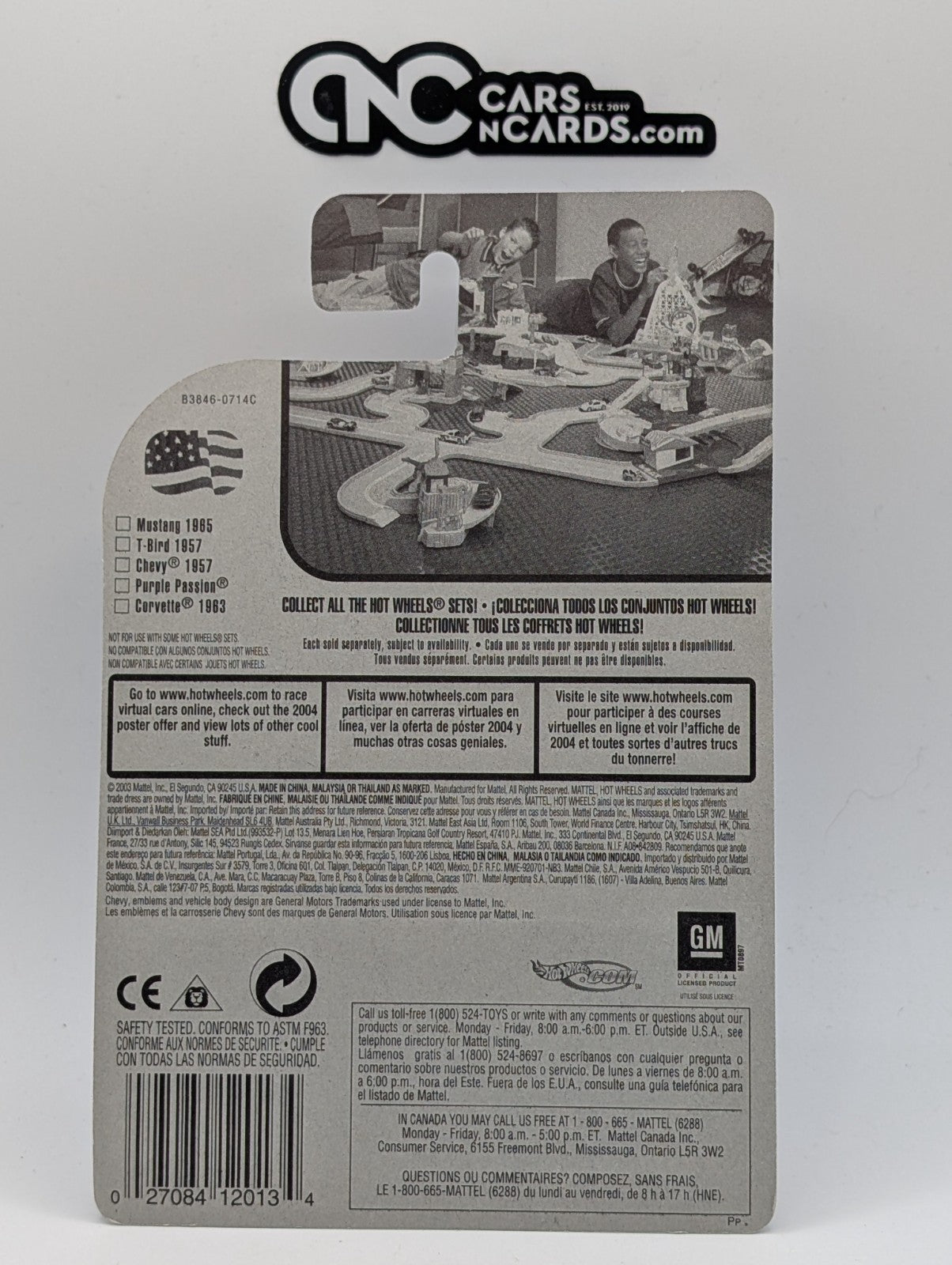 2004 Hot Wheels Star Spangled 2 3/5 Chevy 1957 Collector #125 – Cars N ...