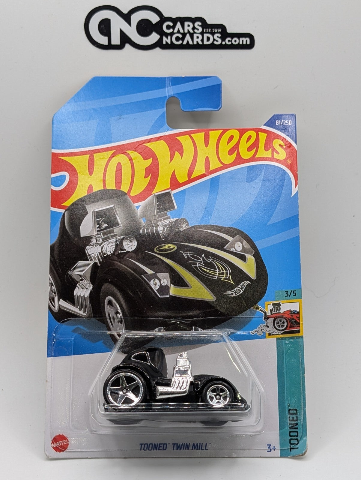 2022 Hot Wheels Tooned Twin Mill Treasure Hunt TH 81/250 (Card Damage ...