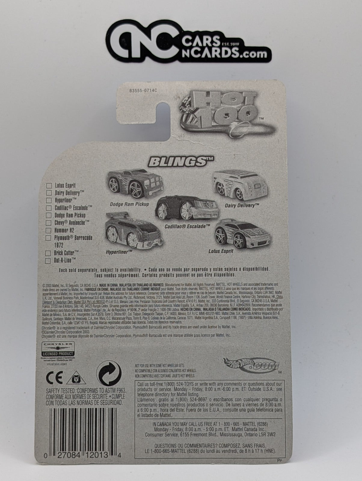 2004 Hot Wheels First Editions 53/100 Blings Plymouth Barracuda 1972 O ...