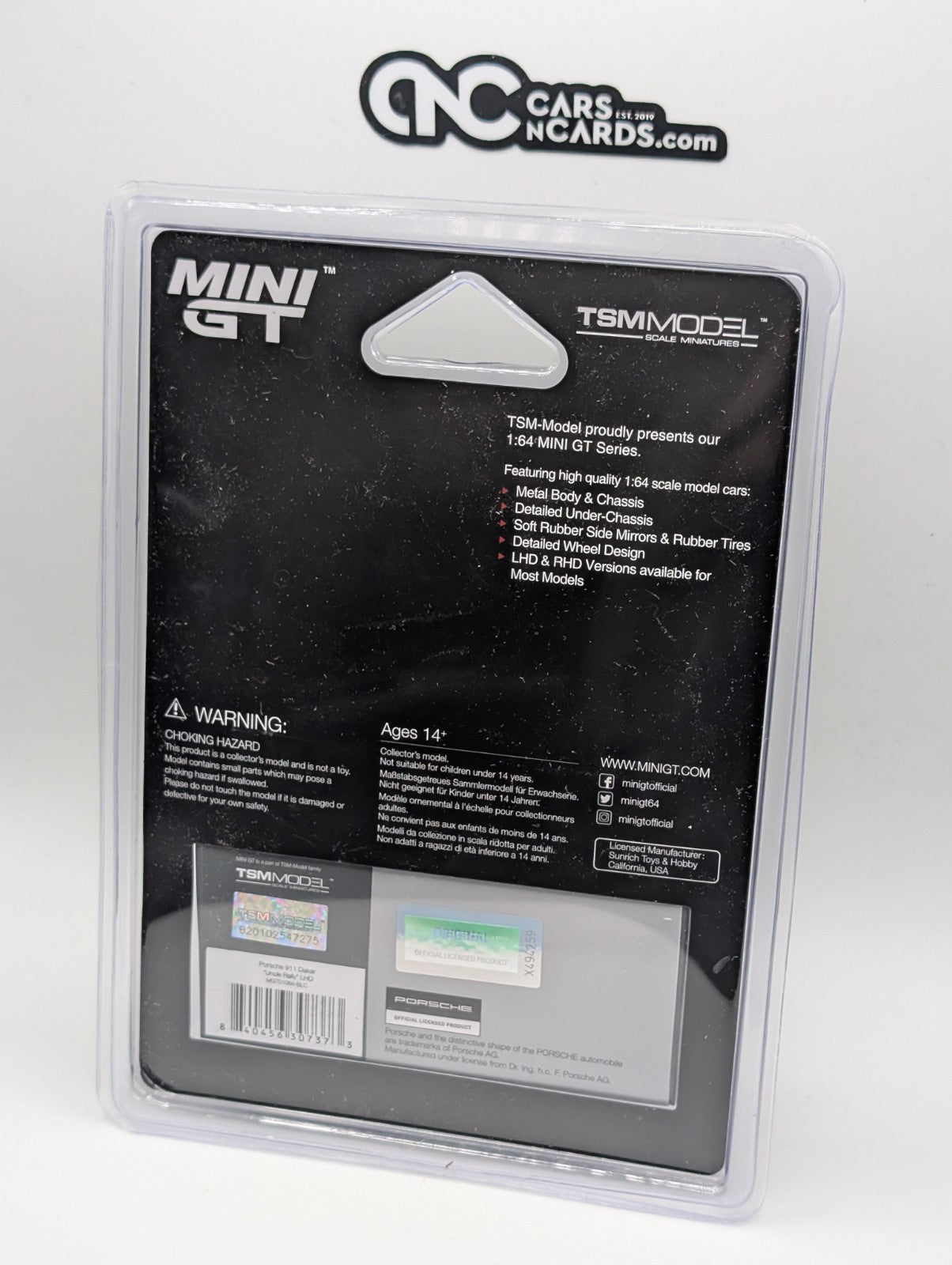 Mini GT 1:64 Porsche 911 Dakar Uncle Rally RAW CHASE – Cars N Cards