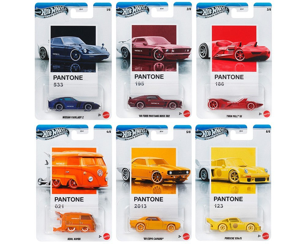 2025 Hot Wheels 1:64 Pantone A Assortment Factory Sealed Case of 10 Ca ...