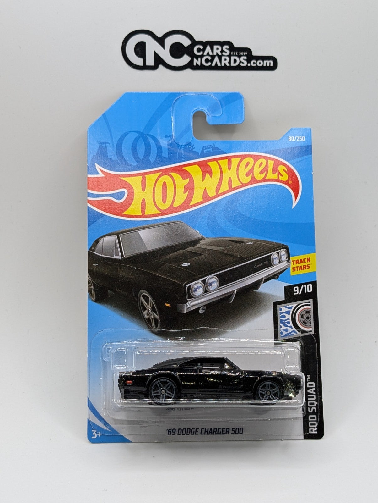 2019 Hot Wheels Rod Squad 9/10 '69 Dodge Charger 500 Black 80/250 ...