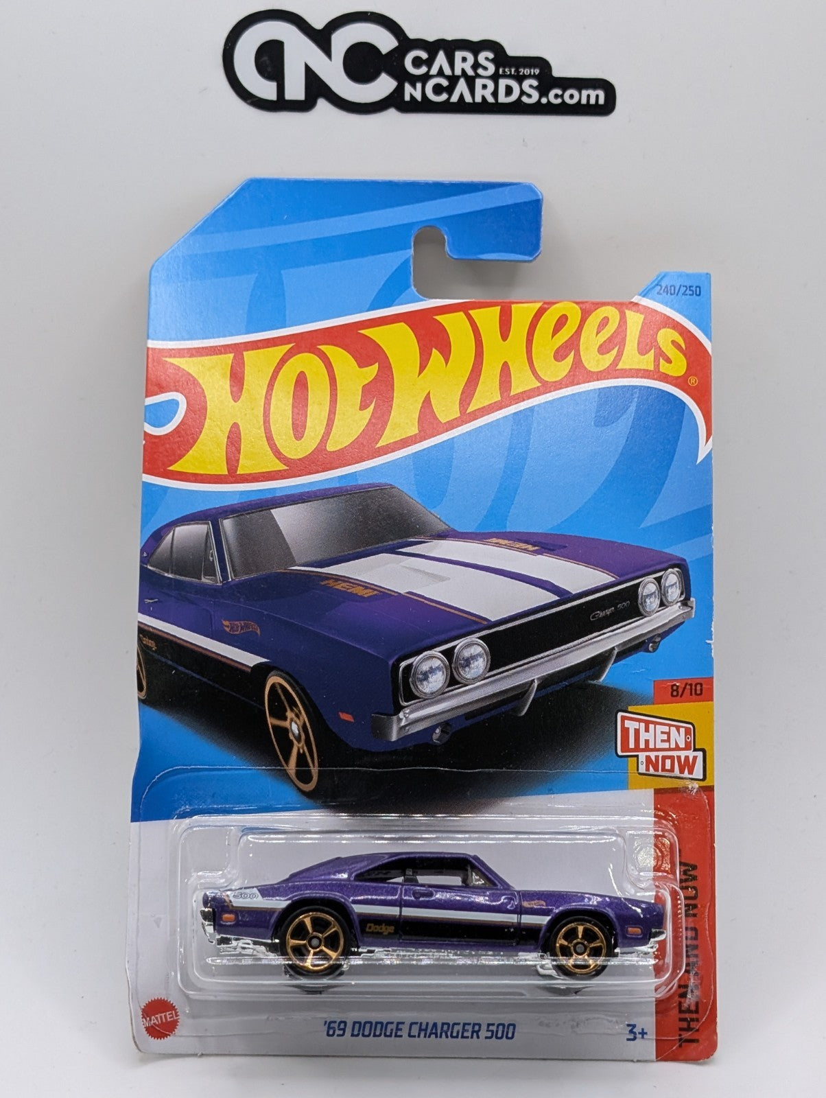 2023 Hot Wheels Muscle Mania 8/10 '69 Dodge Charger 500 240/250 (Card ...