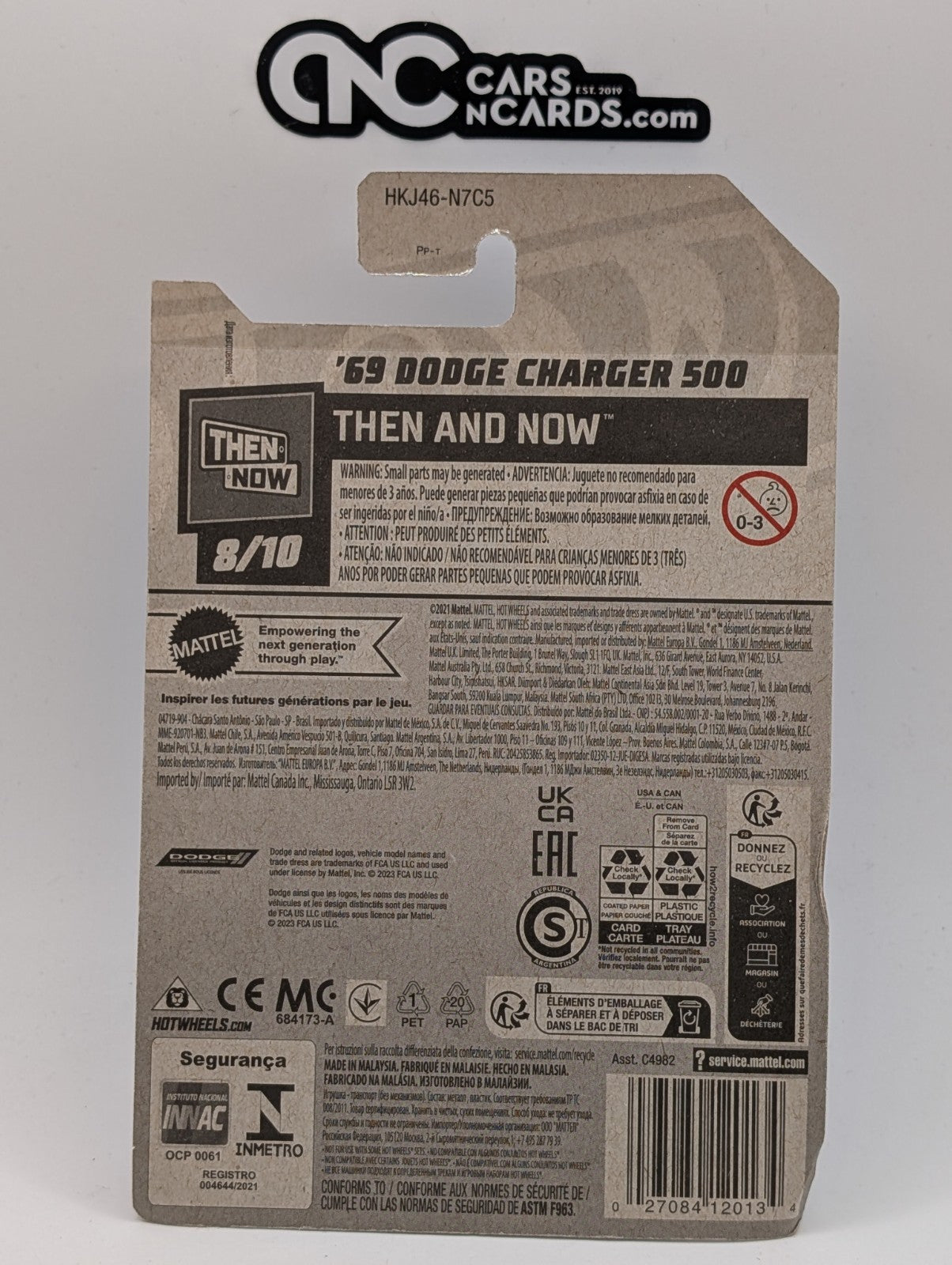 2023 Hot Wheels Muscle Mania 8/10 '69 Dodge Charger 500 240/250 (Card ...