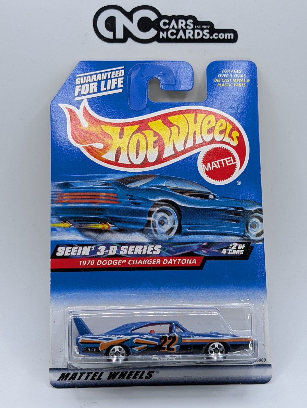 2000 Hot Wheels Seein' 3-D 2/4 1970 Dodge Charger Daytona Collector #1 ...