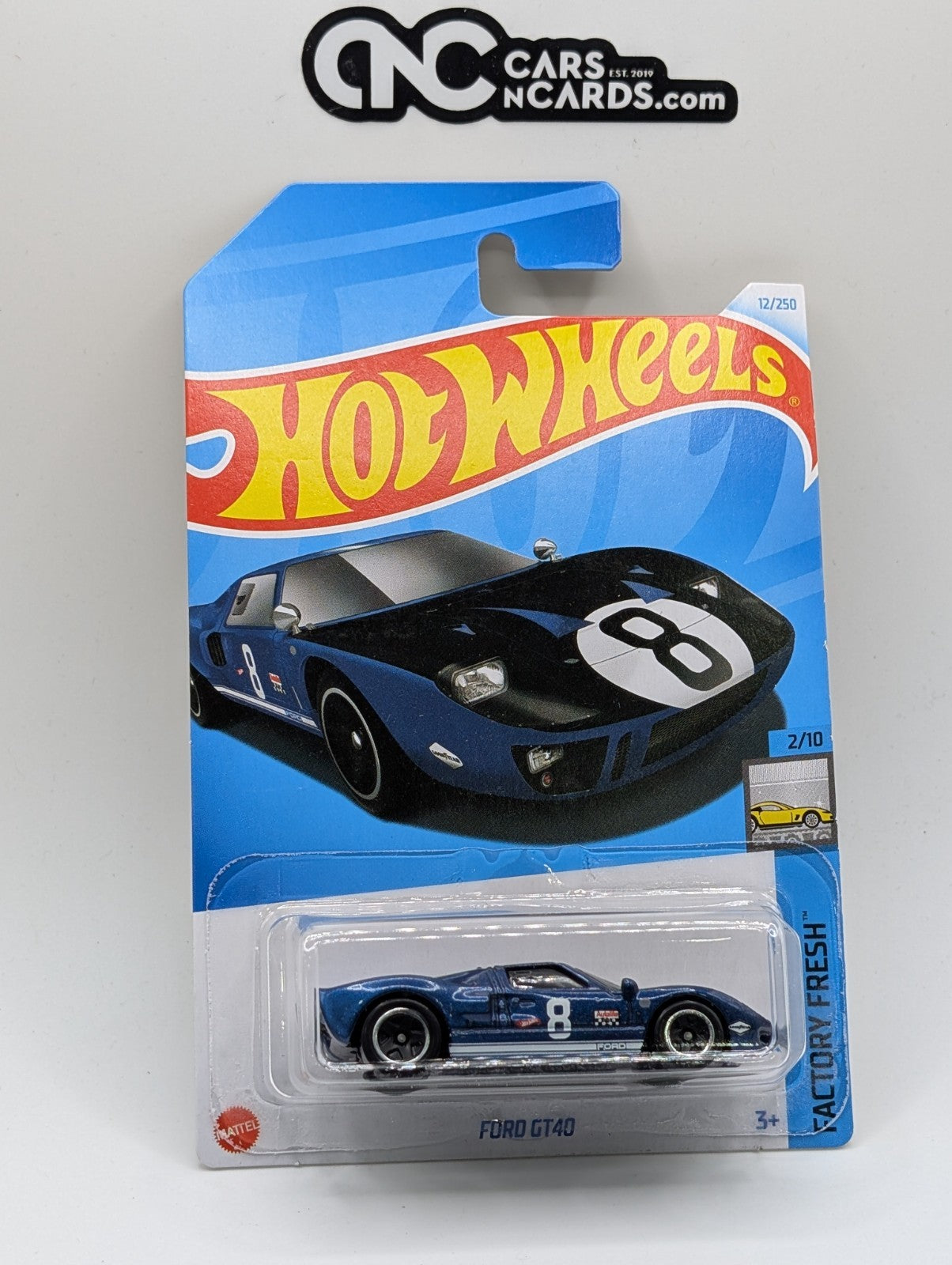 2024 Hot Wheels Factory Fresh 2/10 Ford GT40 Blue 12/250 – Cars N Cards
