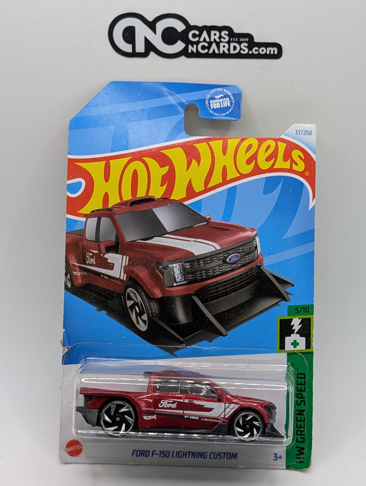 2024 Hot Wheels HW Green Speed 5/10 Ford F-150 Lightning Custom Red (D ...