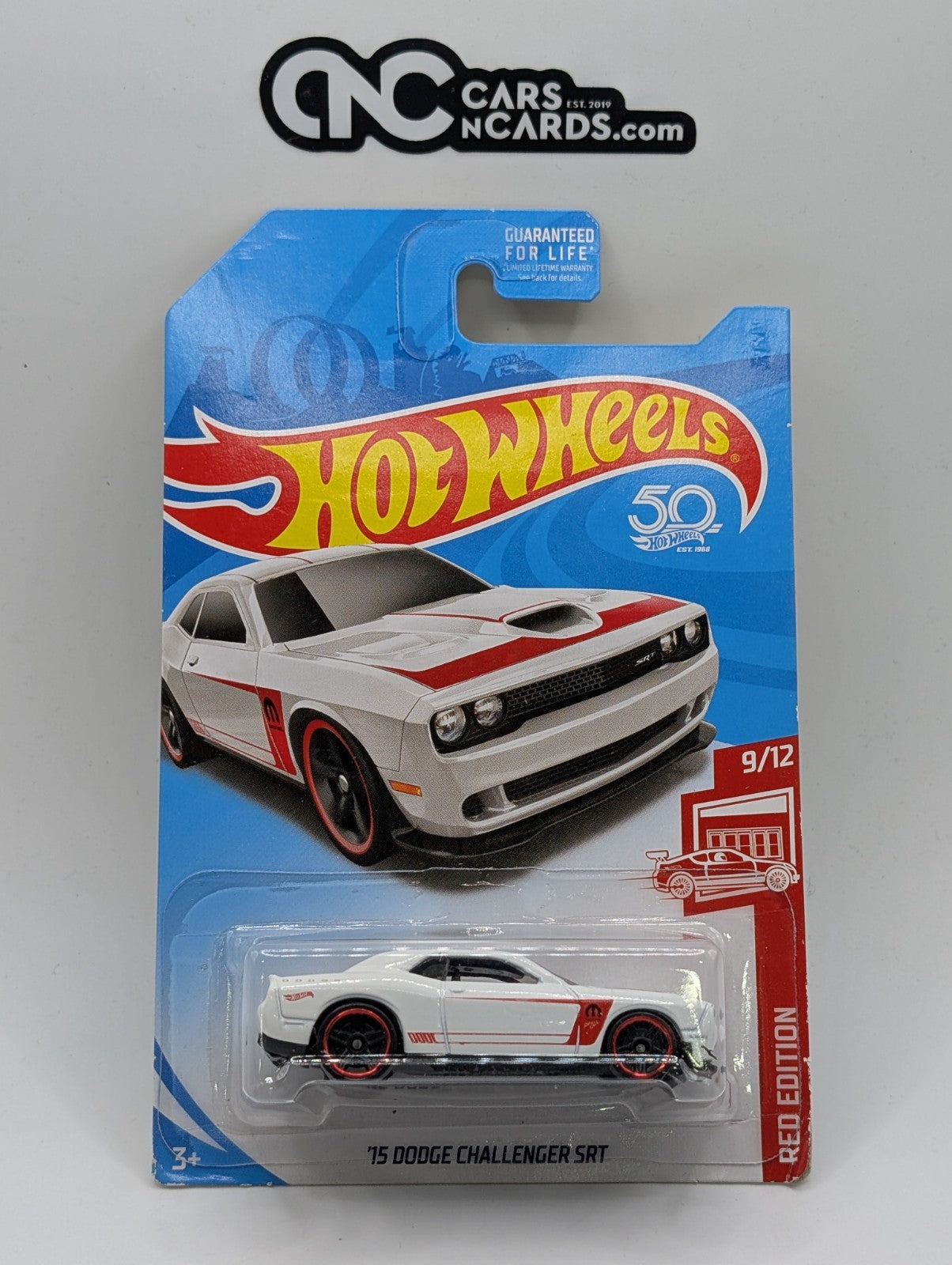 2018 Hot Wheels Red Edition 9/12 '15 Dodge Challenger SRT (Soft Corner ...