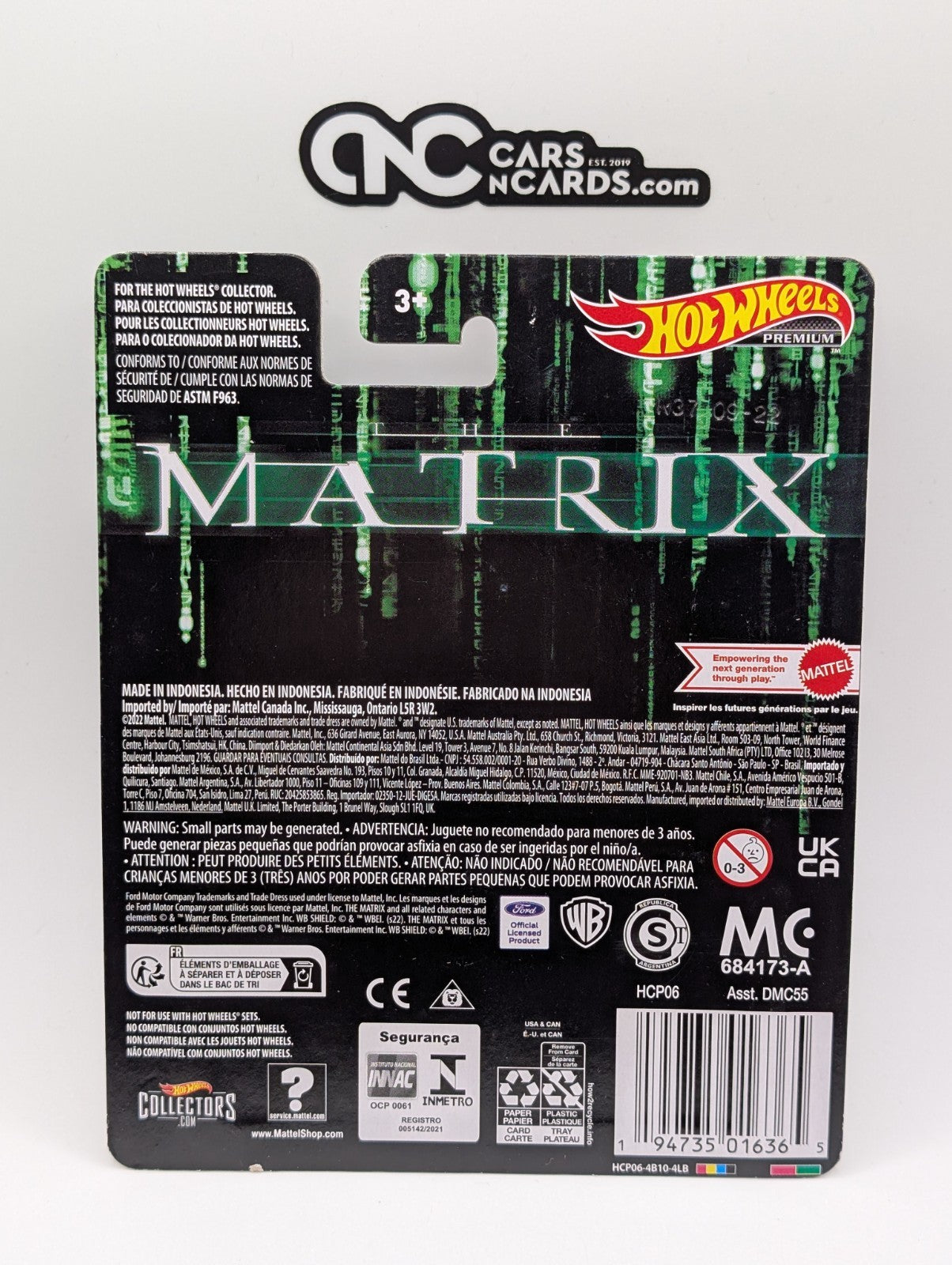 2022 Hot Wheels Premium The Matrix '64 Lincoln Continental – Cars N Cards