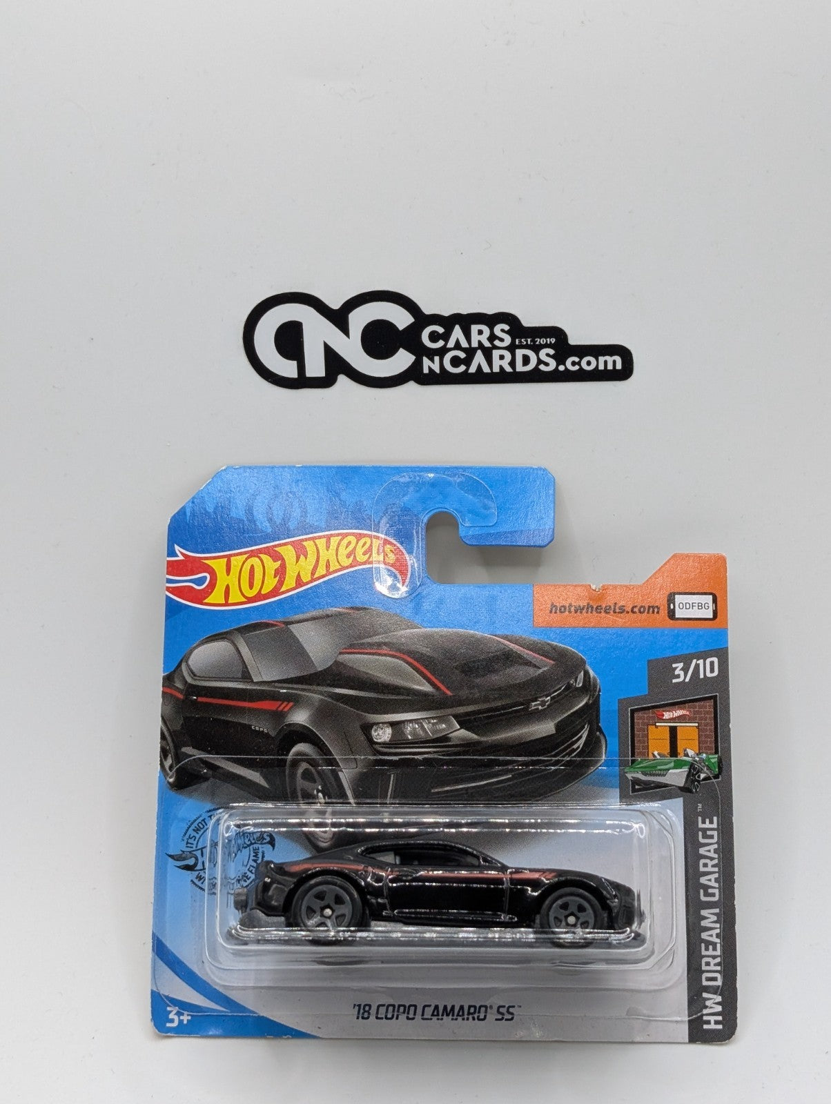 2023 Hot Wheels HW Dream Garage 18 COPO Camaro SS Black Short Card (Ca ...