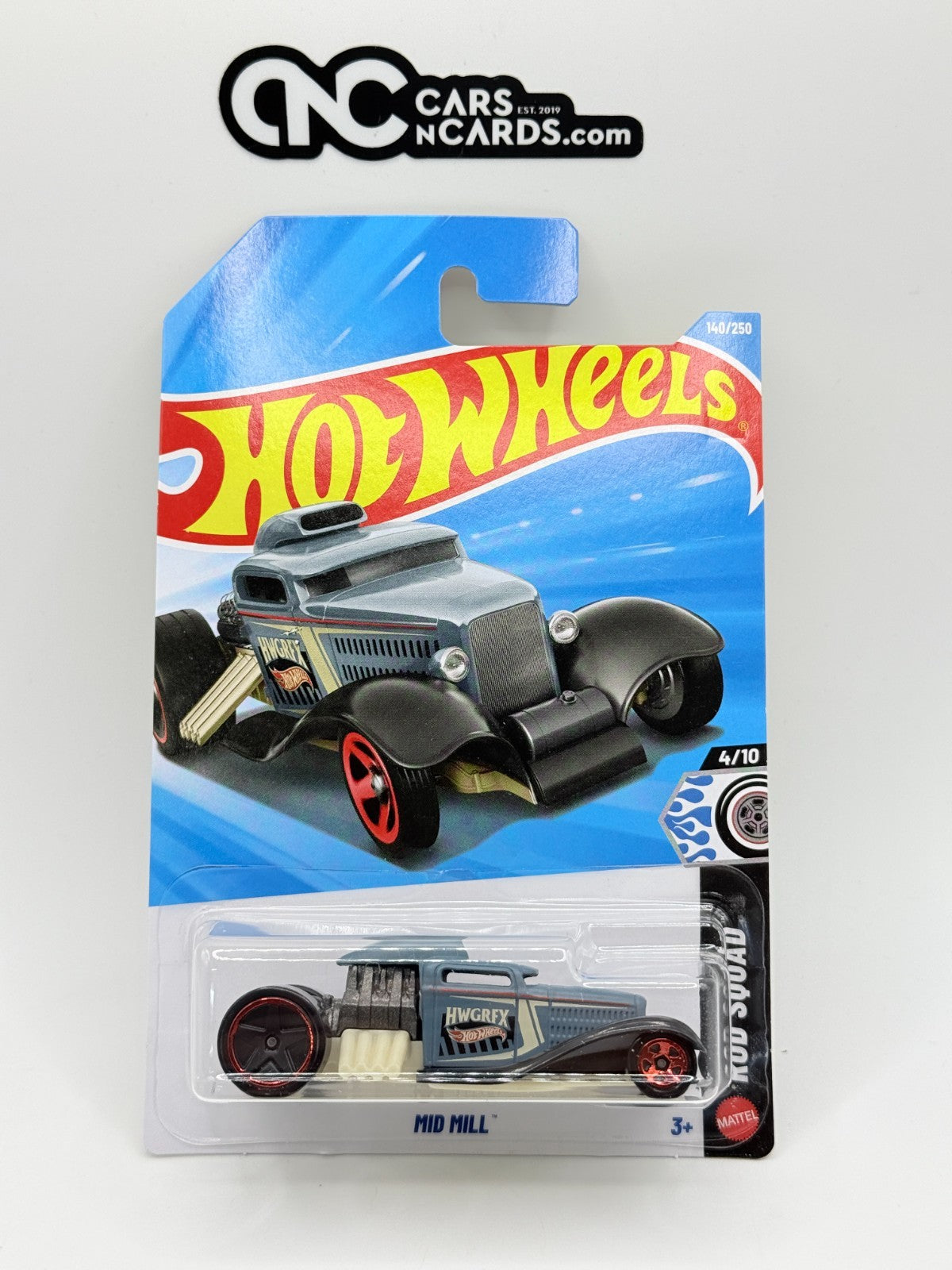 2026 Hot Wheels Rod Squad 4/10 Mid Mill – Cars N Cards