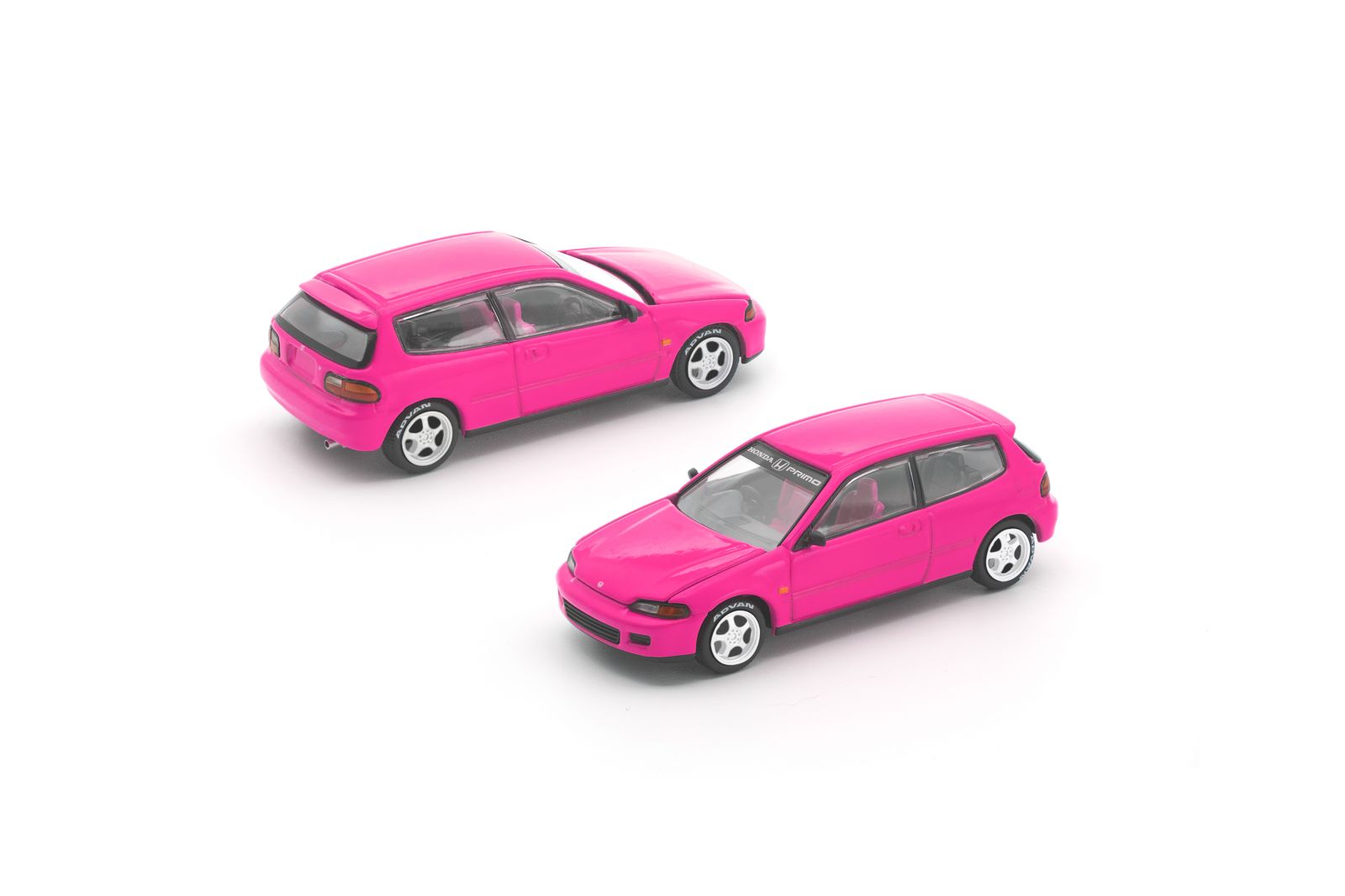(PRE-ORDER) POPRACE 1:64 HONDA CIVIC EG6 - PINK (enigma exclusive edit ...