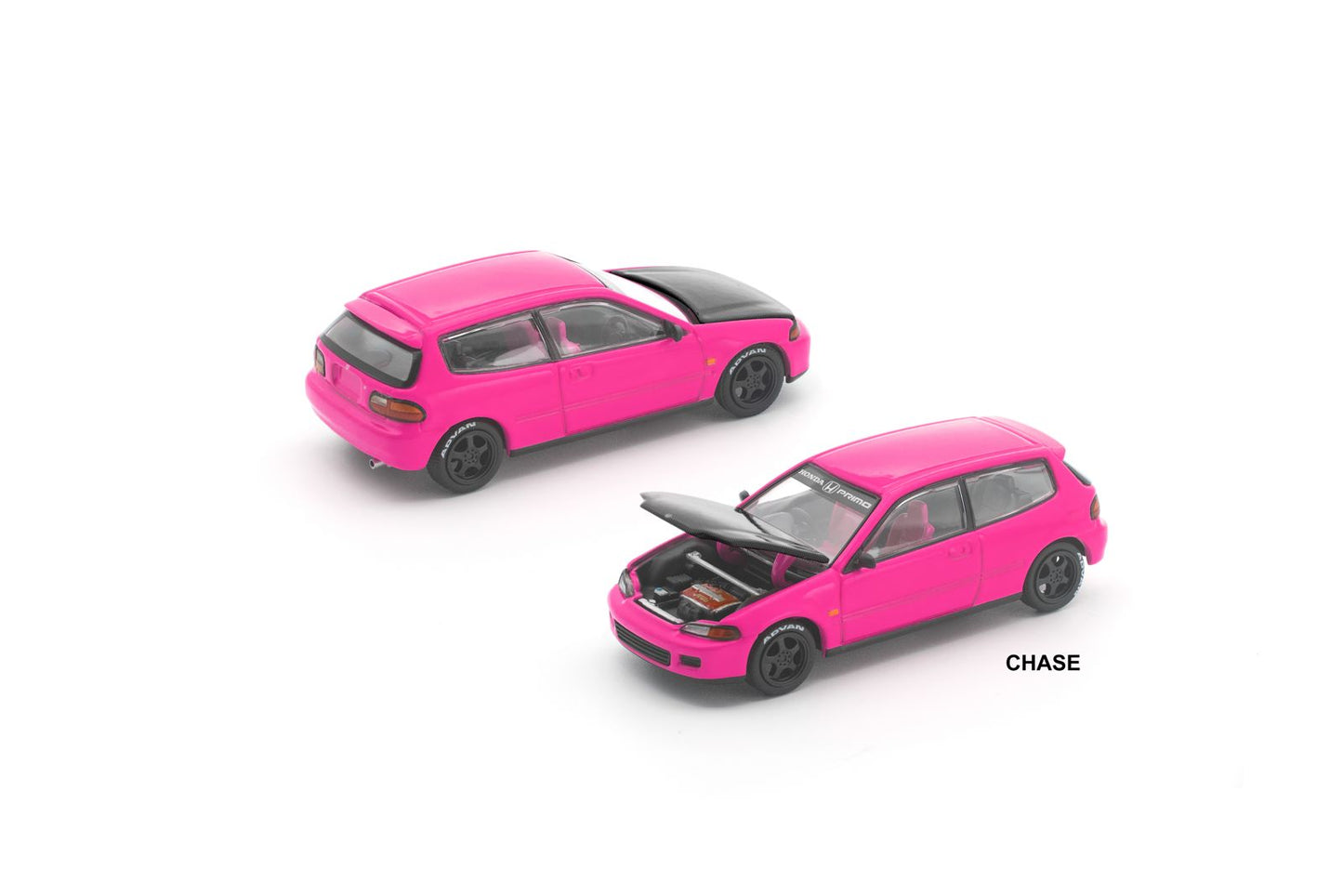 (PRE-ORDER) POPRACE 1:64 HONDA CIVIC EG6 - PINK (enigma exclusive edit ...