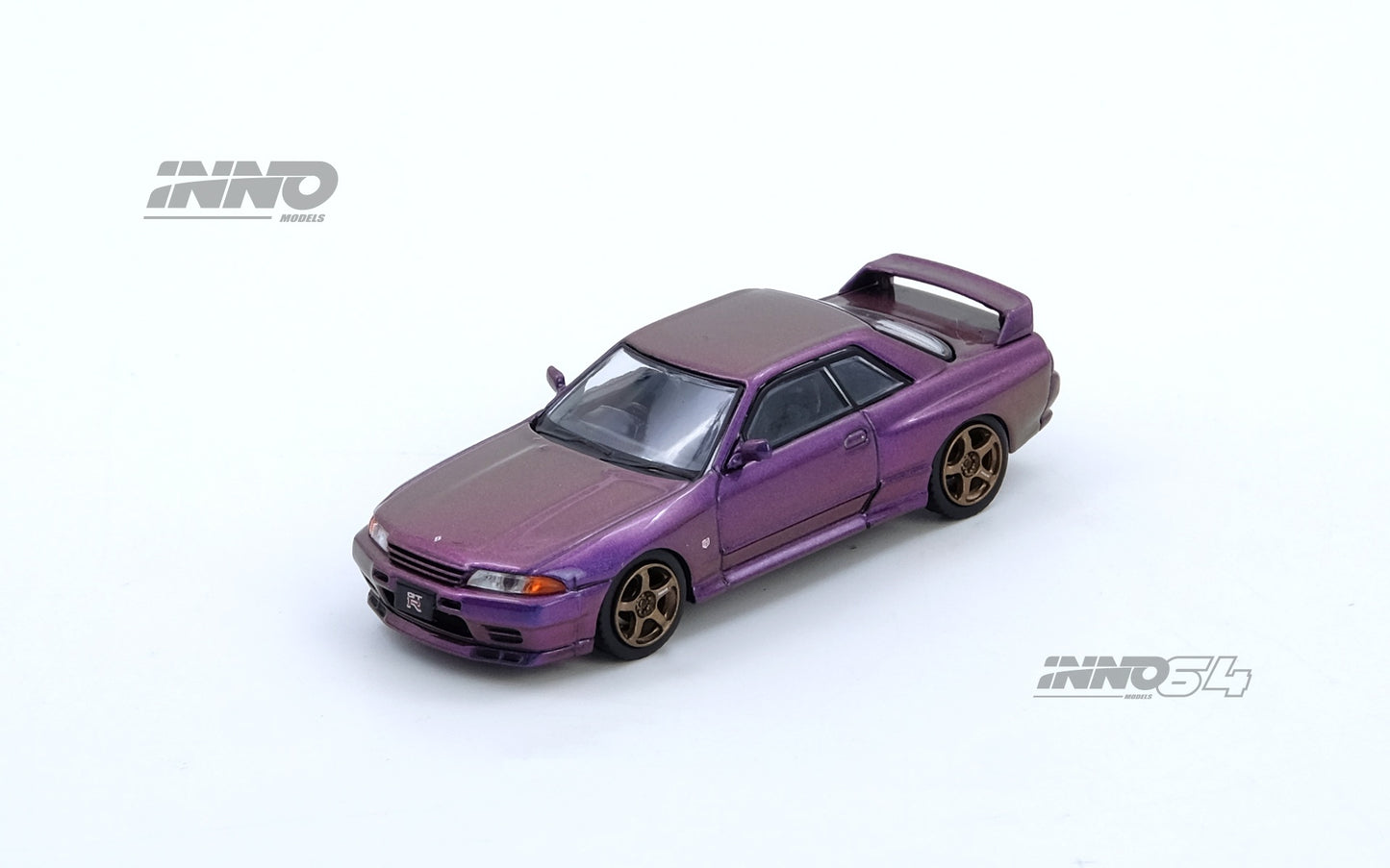(PRE-ORDER) INNO64 1:64 SKYLINE GT-R (R32) Midnight Purple Australia S ...
